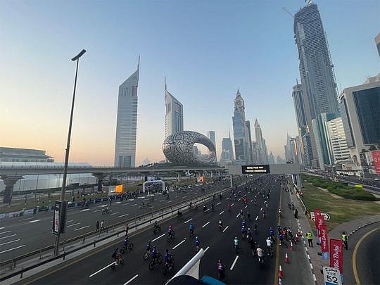 Dubai Ride 2024: Sheikh Zayed Road turns into massive cycling track for ...