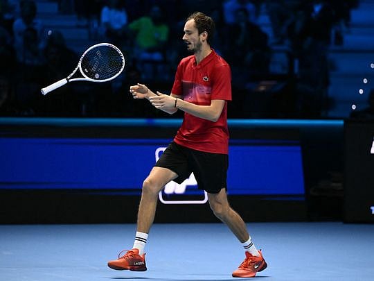 Daniil Medvedev rages in opening ATP Finals defeat to Fritz