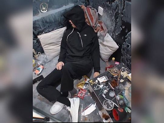 Watch: Model of addict’s room in Sharjah warns against drugs