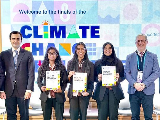 UAE girls shine on global stage, winning COP29 Climate Challenge with ...
