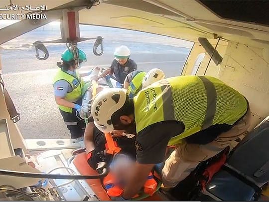 Video: 29-year-old Asian man airlifted to hospital, life saved