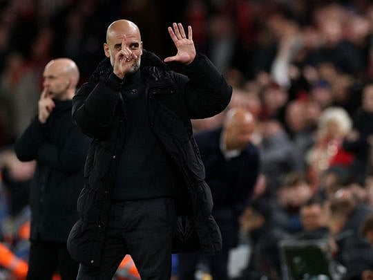 Pep Guardiola hits ‘sacked in the morning’ taunt for six