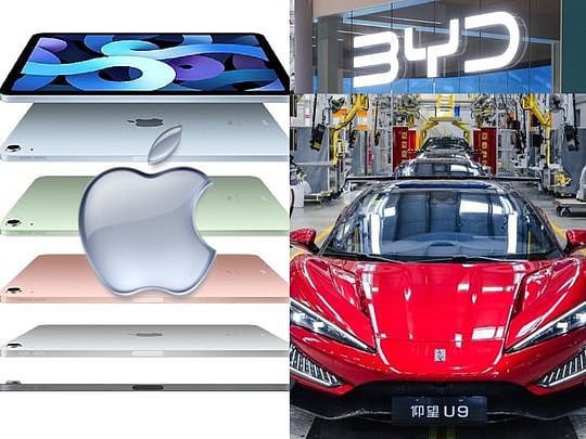 BYD, Tesla’s chief rival, now makes products for Apple, too