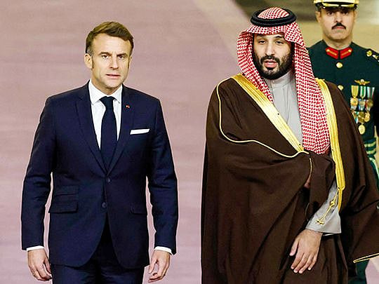 Emmanuel Macron, Saudi Crown Prince sign strategic partnership, call ...