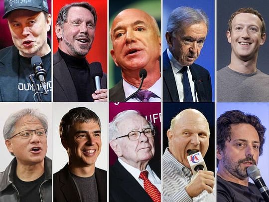 World's top 15 richest business tycoons, as of December 2024