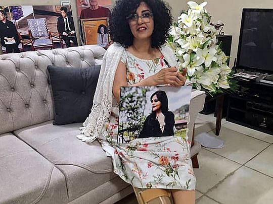 Iran Nobel winner released for three weeks, ‘unconditional’ freedom urged