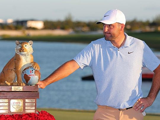 Scheffler wins World Challenge for year's ninth title