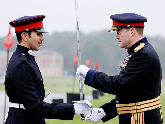 Watch: Sheikh Mohammed’s grandson graduates from the Royal Military ...