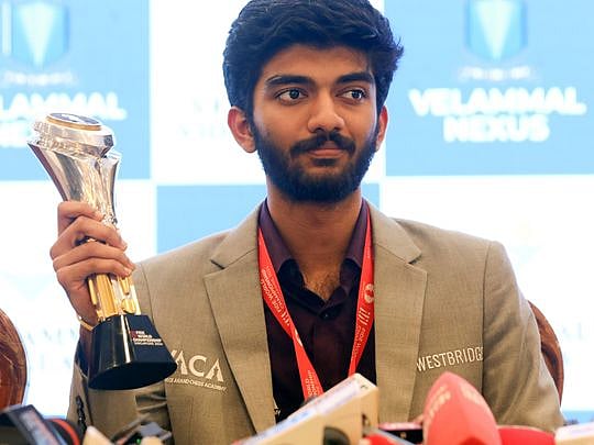 Gukesh Dommaraju conquers fear of heights after historic world chess ...