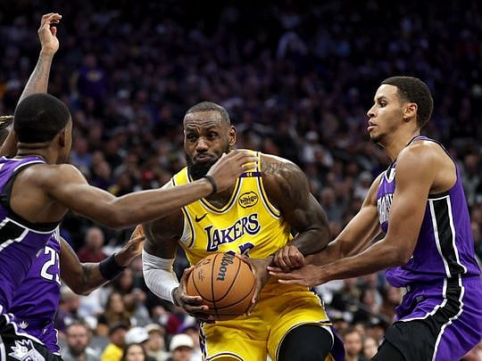 LeBron James sets NBA record for minutes played