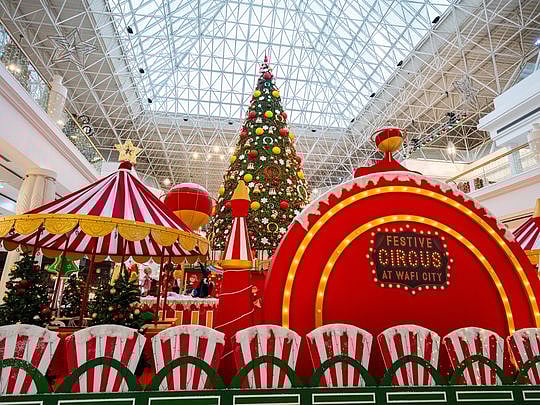 Step right up! Wafi City unveils a magical festive circus wonderland
