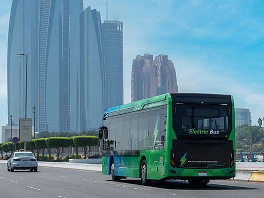 Abu Dhabi green bus fleet grows, improves air quality