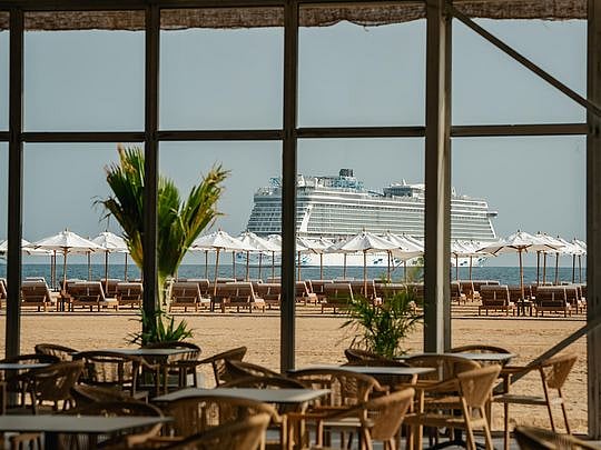 Cruise Saudi unveils new beach on private island as first cruise ship ...
