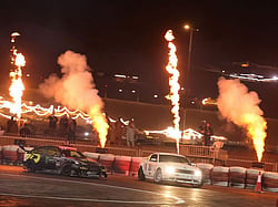 Russian tops in drift car contest in Abu Dhabi’s Liwa festival
