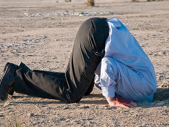 Never underestimate the power of denial