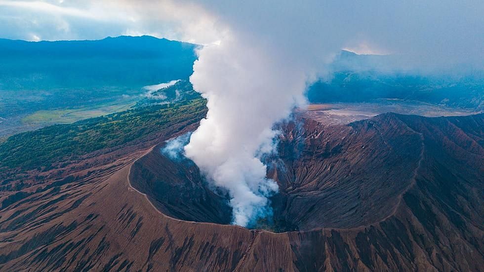 Inside A Active Volcano