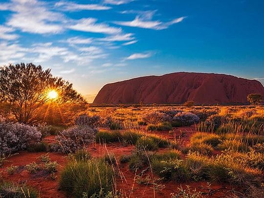 Dining under the stars at Uluru