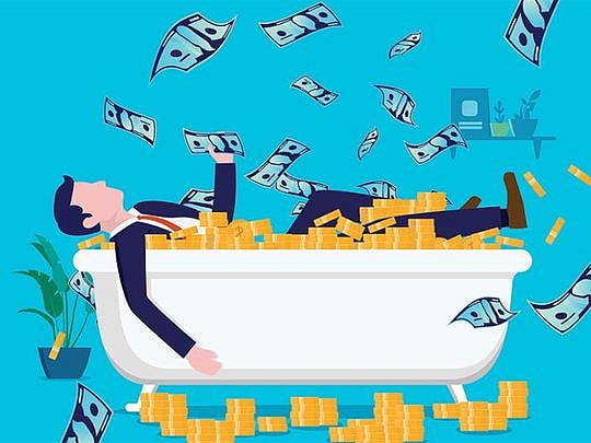 From dusty rich to filthy rich