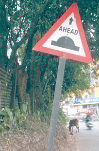 Signage error rectified