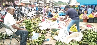 Ponda market starts buzzing with customers ahead of Chaturthi