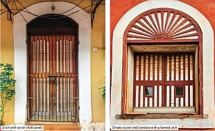 The glorious days of the ornate oyster shell windows
