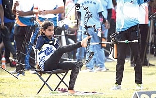 Armless archer from J&K aiming for glory with her toes