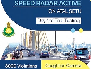SPEED CHECK: 3,000 violations of over-speeding recorded on Atal Setu ...