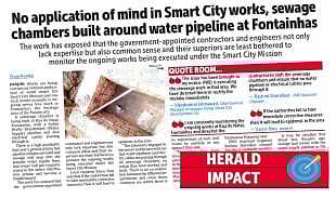 PWD swings into action, shifts water pipeline from sewage chambers