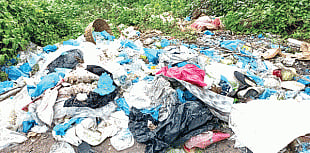 Korgao, Dhargalim roads littered with garbage as authorities turn blind eye