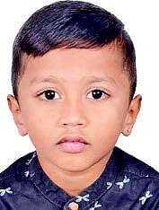 6-year-old Rithin gets ready for Goa Supercross