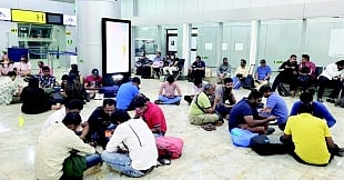 Inadequate seating at Dabolim airport