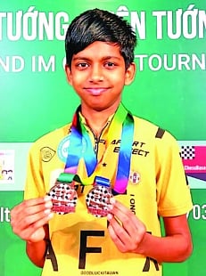 Goa’s 11-year-old star chess player is aiming for Grandmaster title