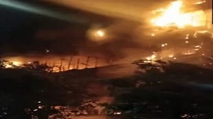 Blaze Ravages Noida's Sector 65: Firefighters Battle Inferno as ...