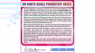 Prohibitory Order Issued by District Magistrate Ahead of Polls in North ...