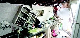 House damaged, inmates escape miraculously in major landslide at Cortalim