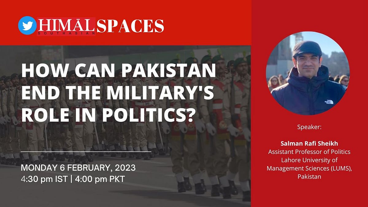 How can Pakistan end the military’s role in politics?