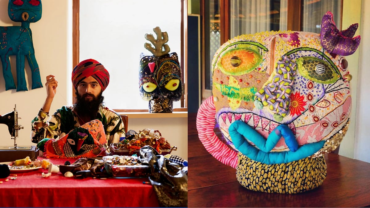 Artist Gurjeet Singh's First Solo Exhibition Battles Darkness With ...