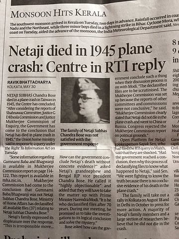 The Mystery And Conspiracy Theories Surrounding Netaji's Death