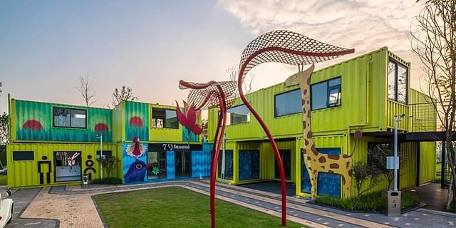 An Innovative Solution Converts Shipping Containers To Schools