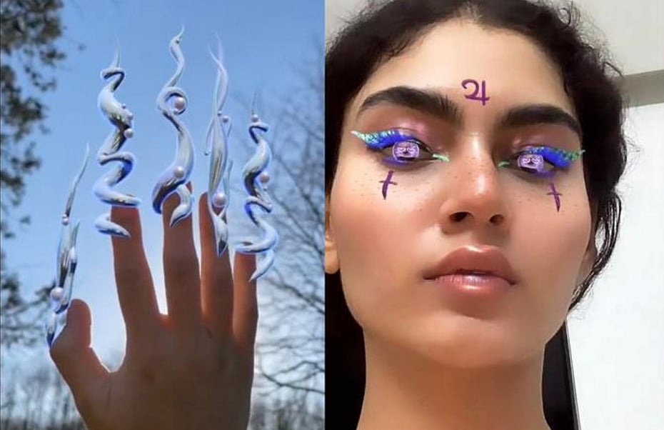 The Young AR Artist Who Created The First 3D Neck Tattoo Effect