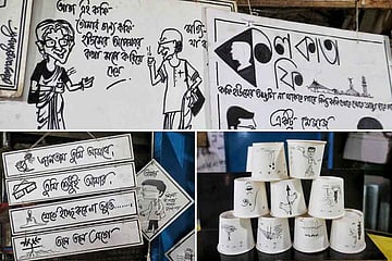 Caricatures With A Cup Of Joe: Kolkata Artist Brews Creativity At Metro ...