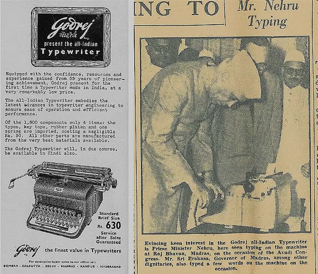 How Godrej Typewriters Became A Potent Symbol For An Independent ...