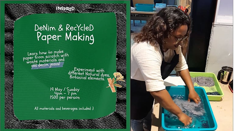 Transform Old Denim into Beautiful Paper at the Denim & Recycled Paper Making Workshop | Homegrown