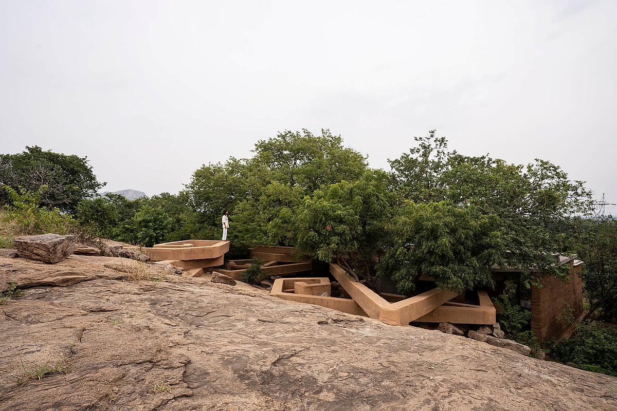 How Project Chuzhi Converted 4,000 Plastic Bottles Into A Spiralling ...