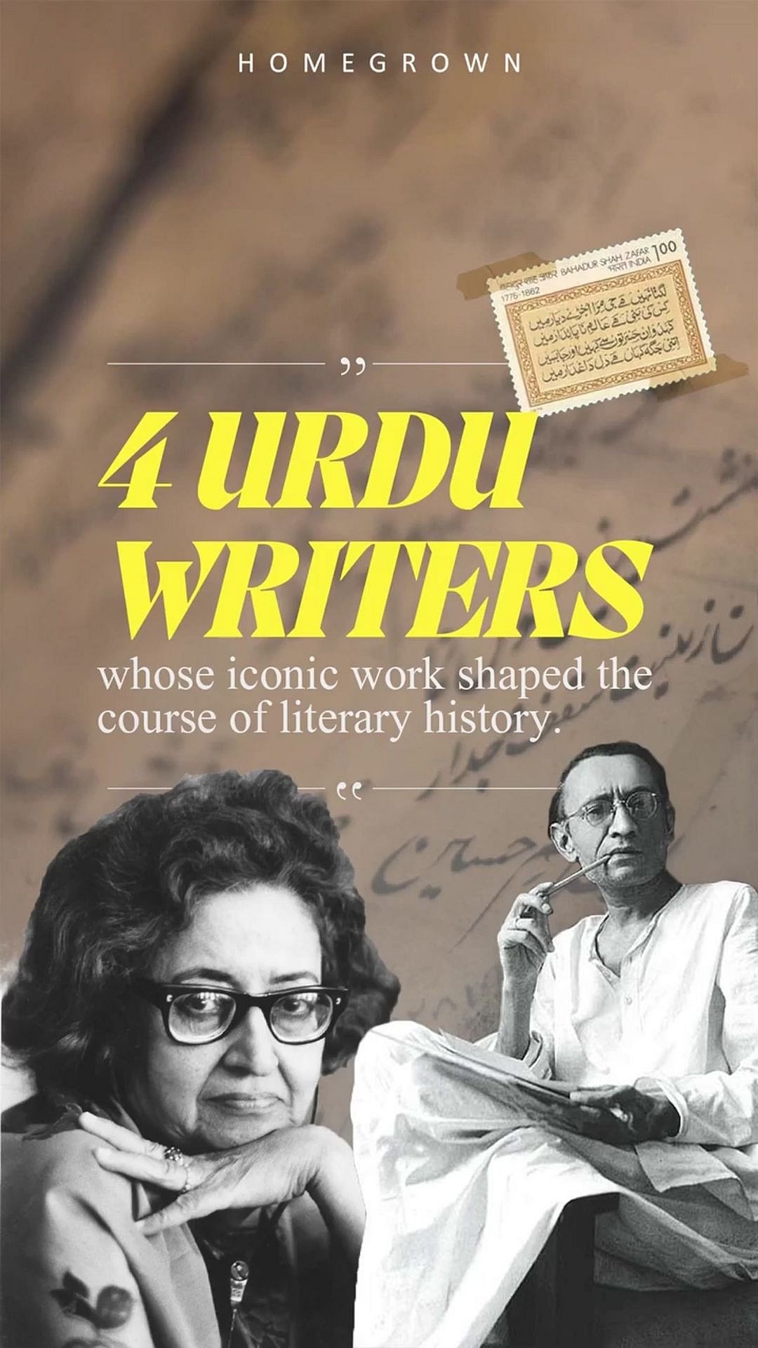 From Manto To Azmi — 4 Famous Urdu Writers From India That Were Ahead ...