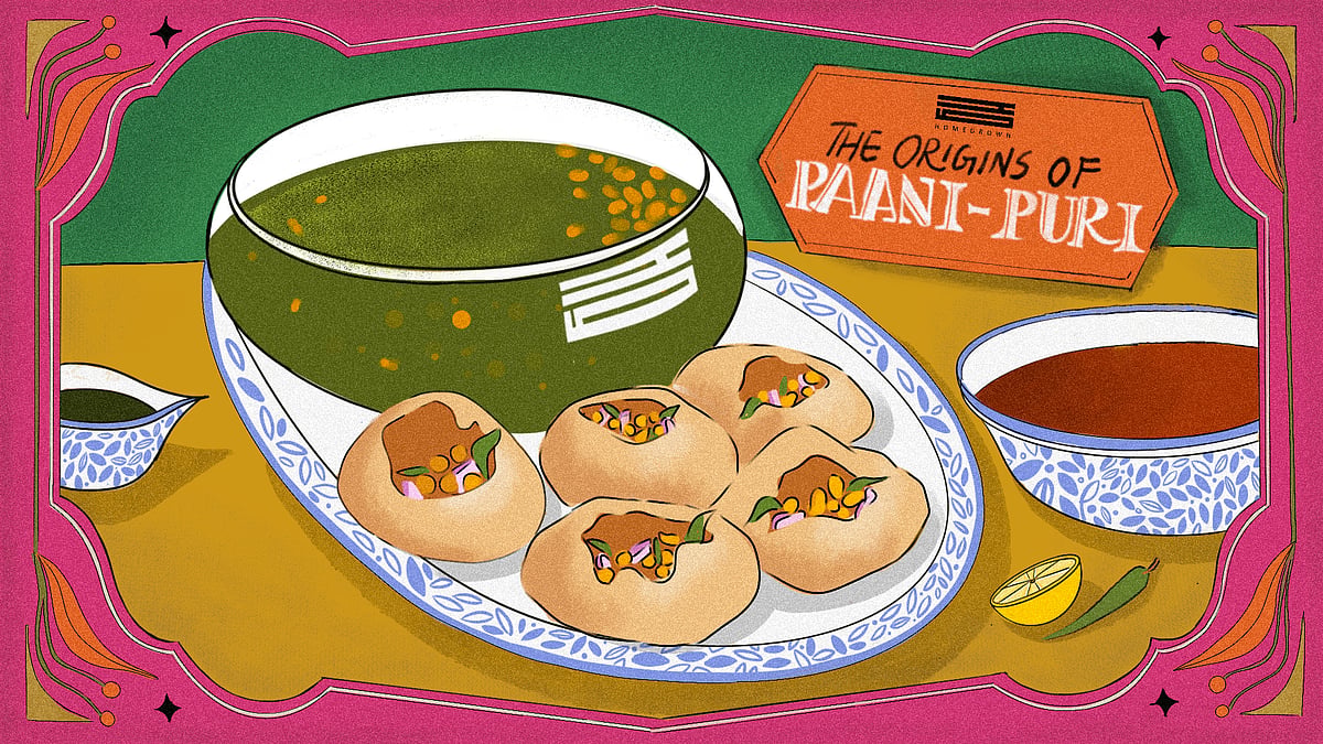 The history of pani puri, an Indian street food | Homegrown India