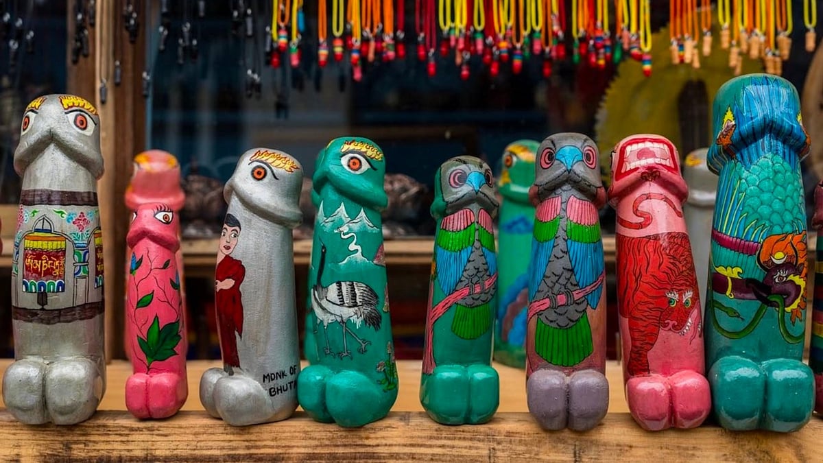Big Dick Energy: In Bhutan, Flaming Phallic Totems Ward Off Evil ...
