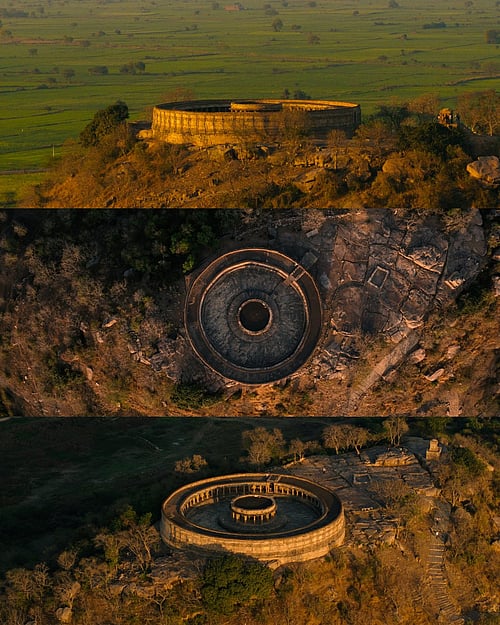 The Chausath Yogini Temple In Madhya Pradesh Is An Earthquake-Resistant ...