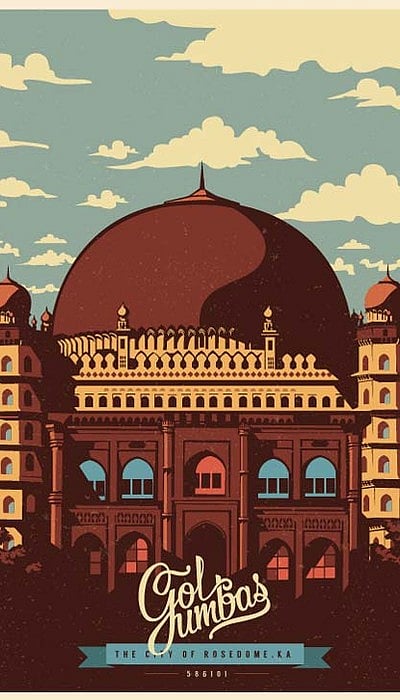 Indian Travel Postcards & Posters: Karnataka Edition | Homegrown India