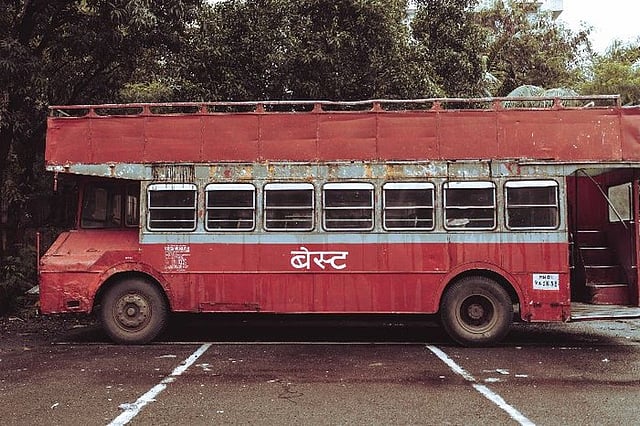BEST Buses Prune Branches Across The City Right Before Becoming Scrap Metal